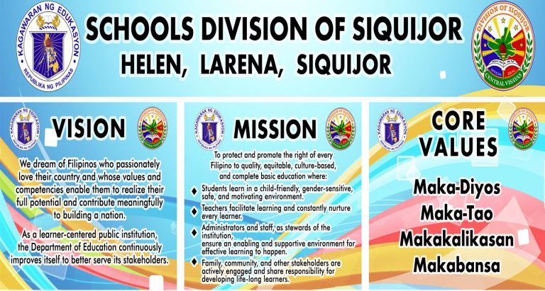 Vision and Mission – DepEd-Siquijor